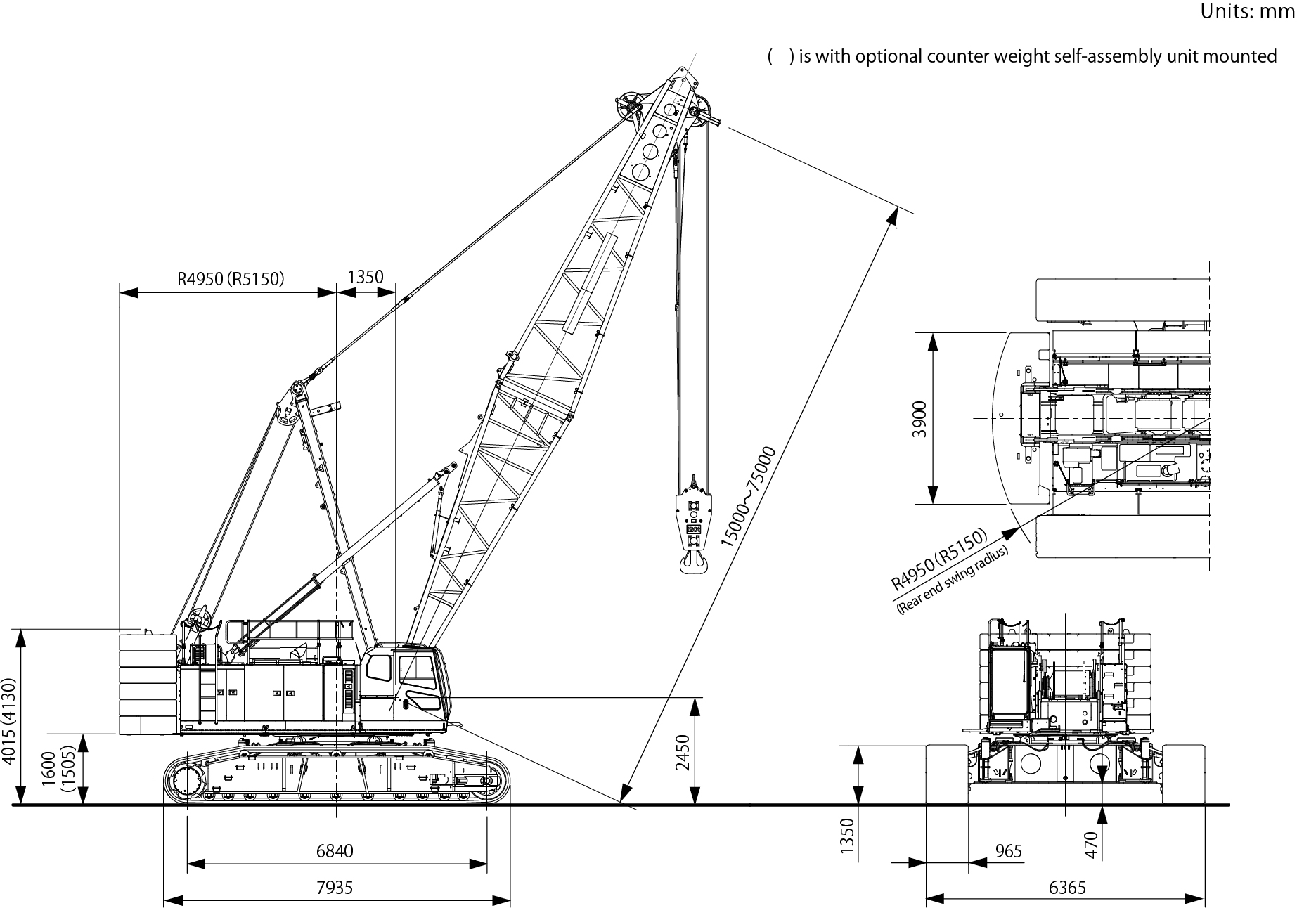 SCX1200-3 | Crawler Cranes | Products | Sumitomo Heavy Industries ...